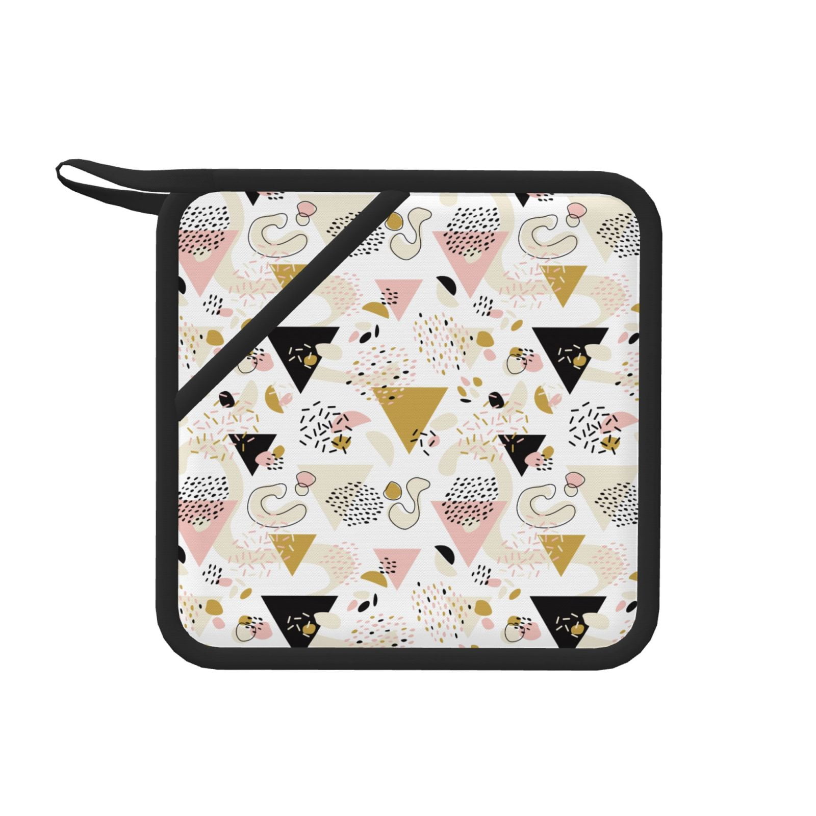 1 PCS Pot Holders for Kitchen - Geometric triangle Heat Resistant Non ...
