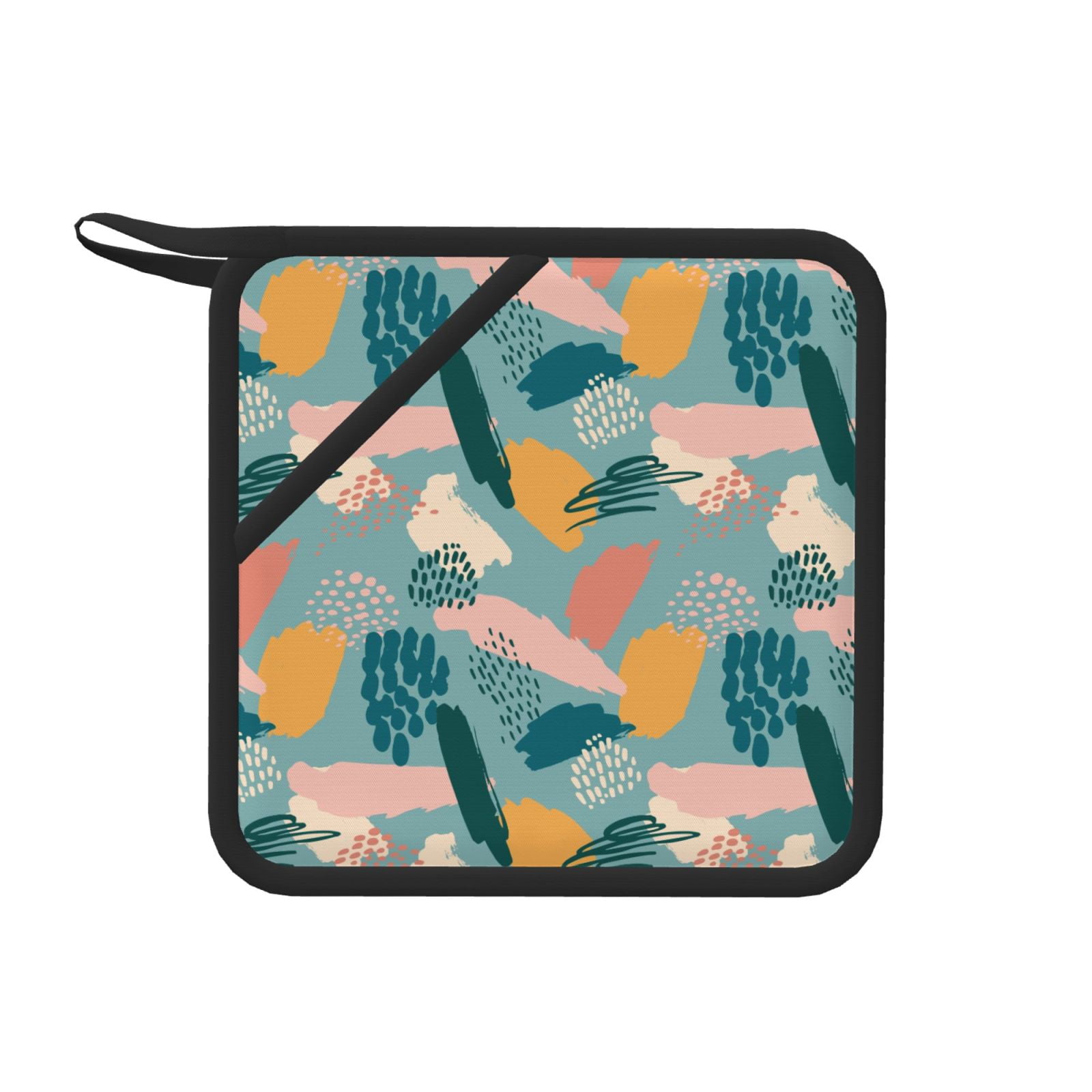 1 PCS Pot Holders for Kitchen - Graffiti Silicone Heat Resistant Pot ...