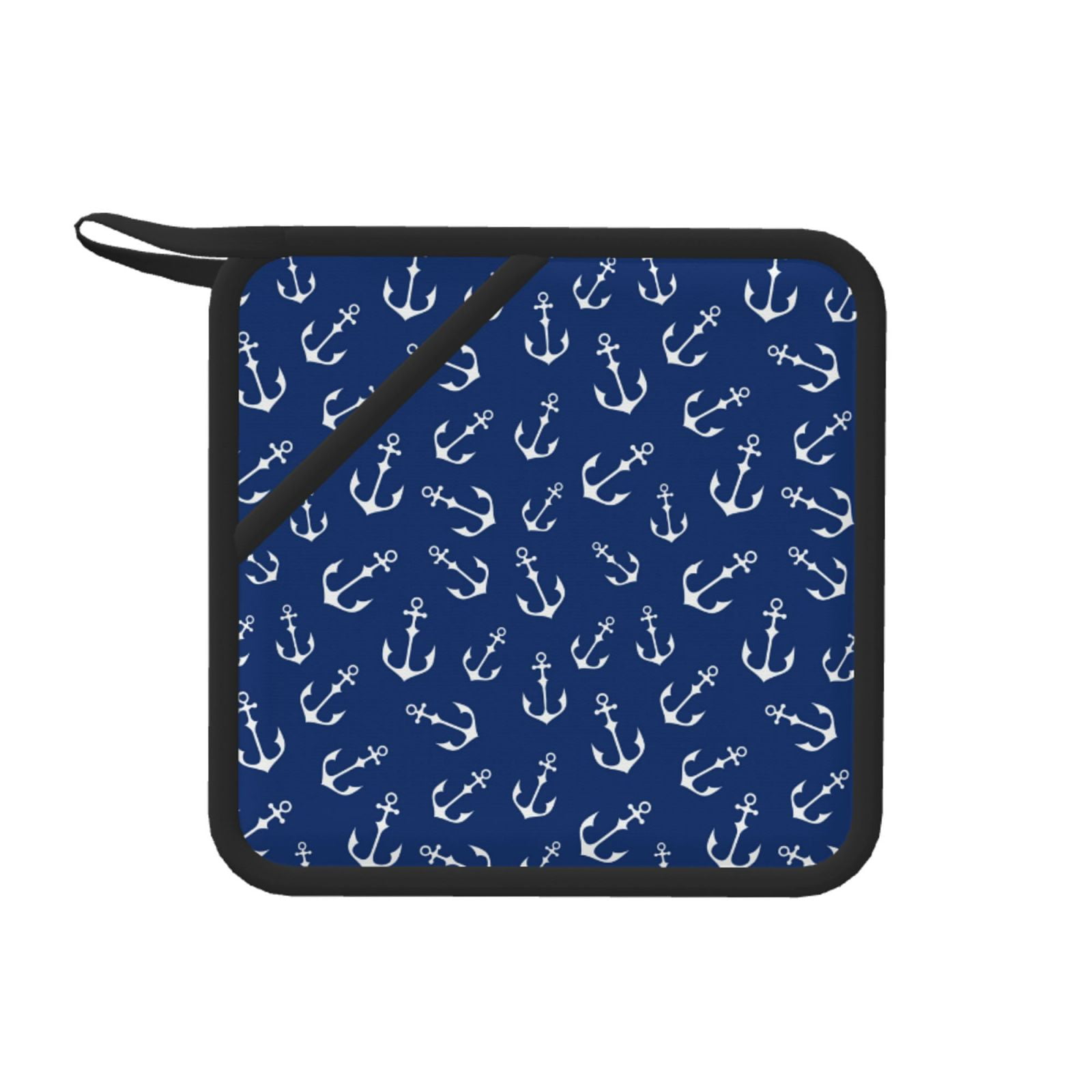 1 PCS Pot Holders for Kitchen - Nautical Anchors A Silicone Heat ...