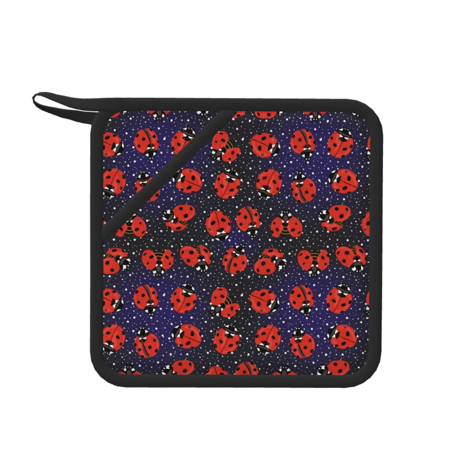 1 PCS Pot Holders for Kitchen - Red Ladybug Heat Resistant Non Slip ...