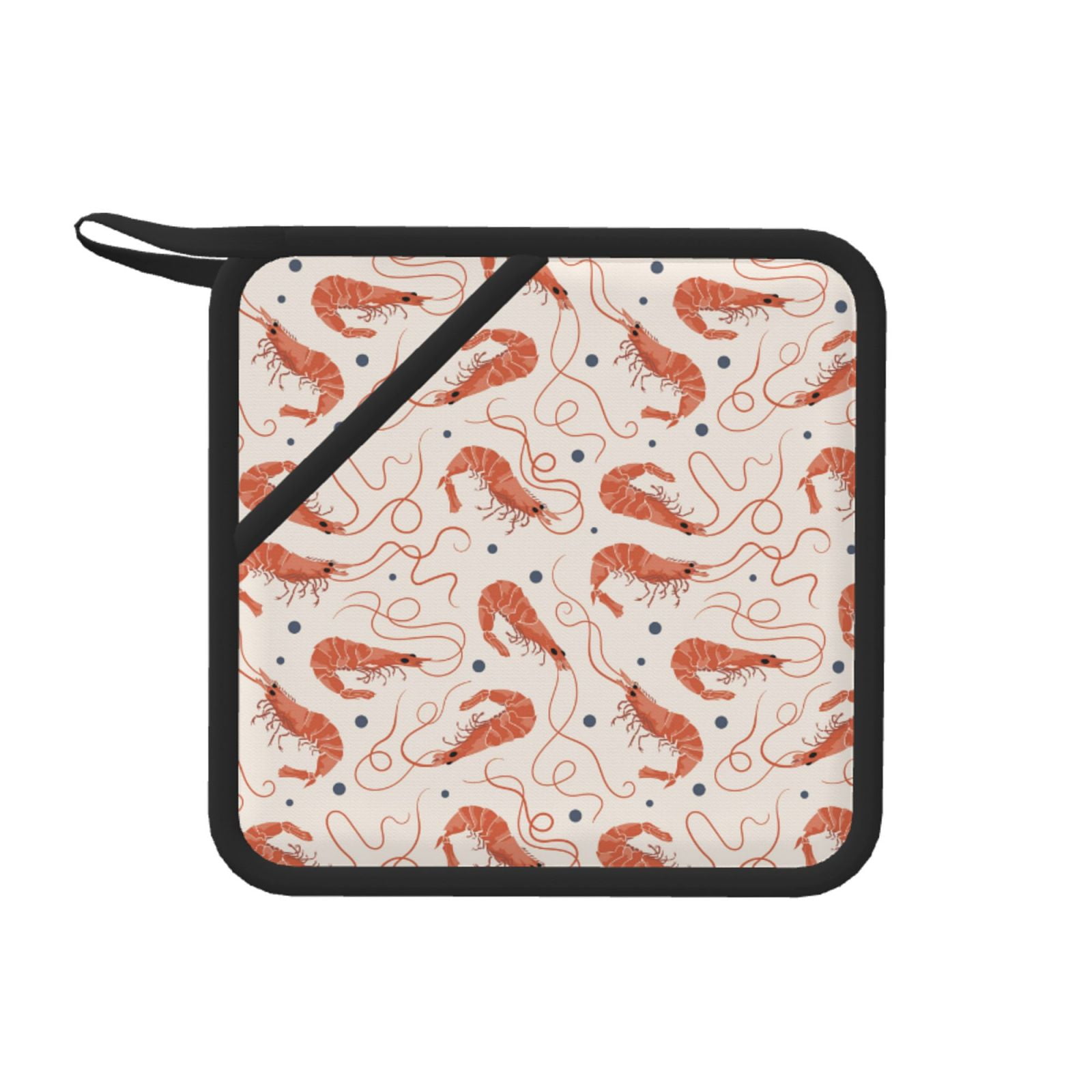 1 PCS Pot Holders for Kitchen - Shrimp No.9032 Heat Resistant Silicone ...