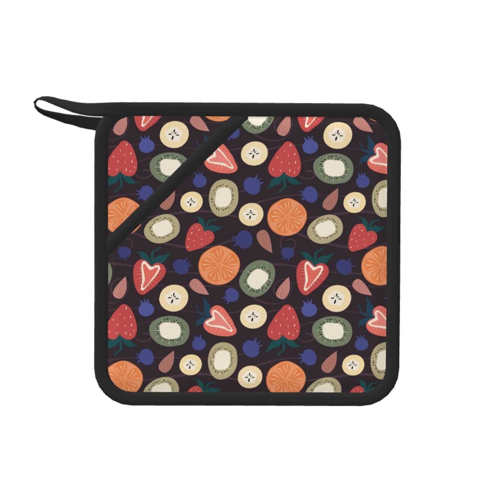 1 PCS Pot Holders for Kitchen - colorful cartoon fruits pattern Heat ...