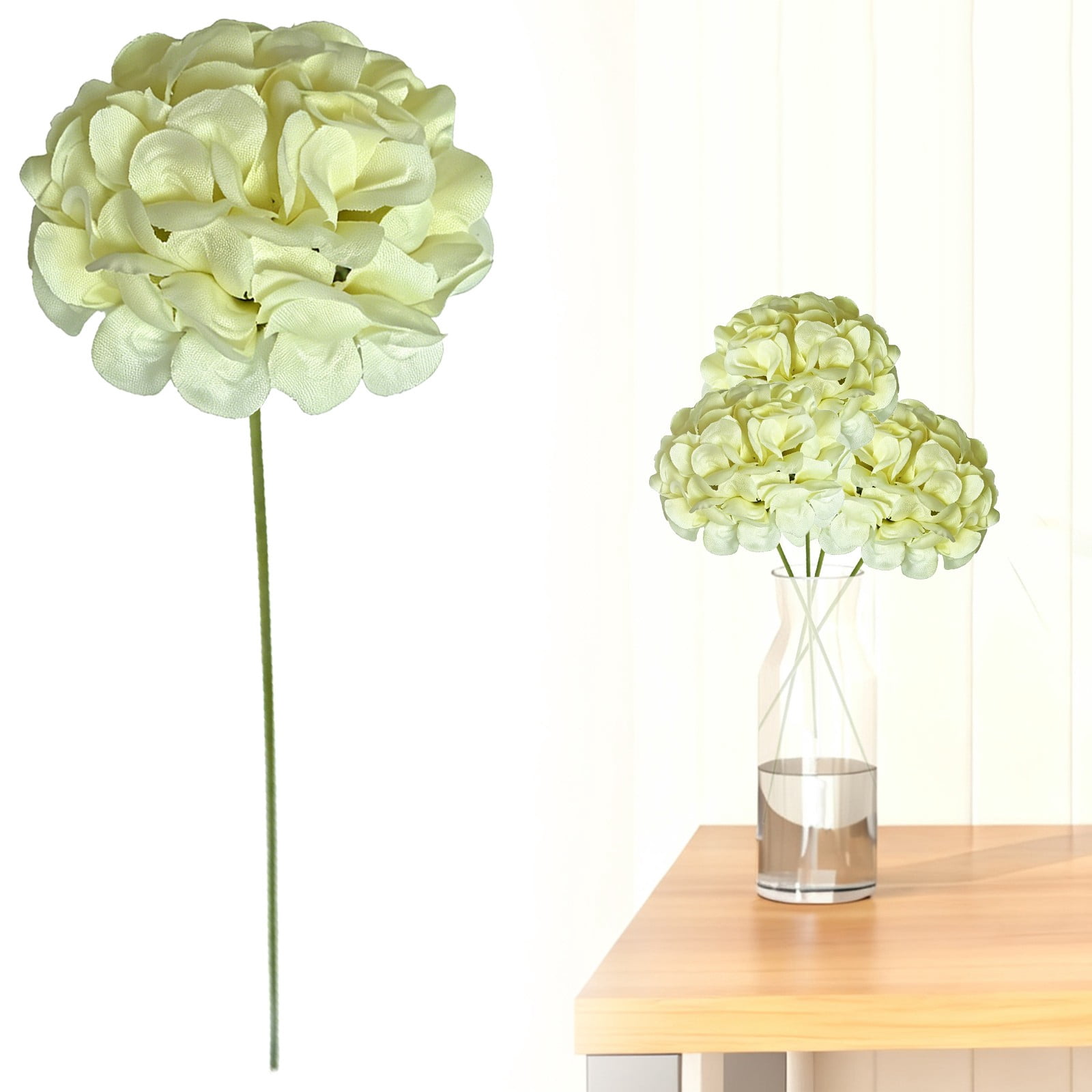 1 PCS Red White and Blue Flowers, Artificial Chrysanthemums Flowers ...