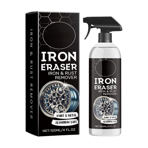 1 PCS Rust Remover Spray 120ML, Rust Remover for Car Wheels and Paint ...