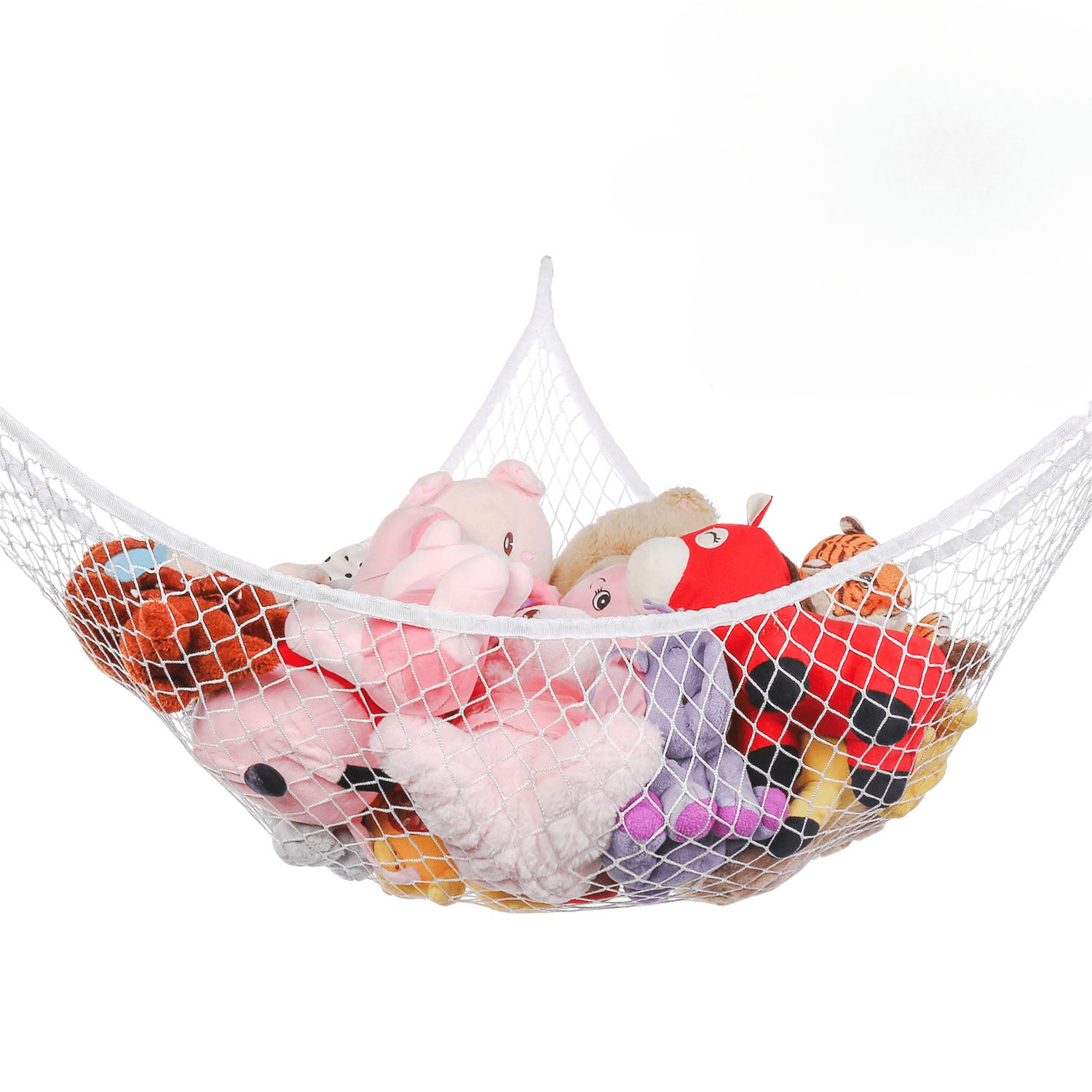 1 PCS Stuffed Triangle Animal Hammock, Stuffed Toys Hammock Toy Storage ...