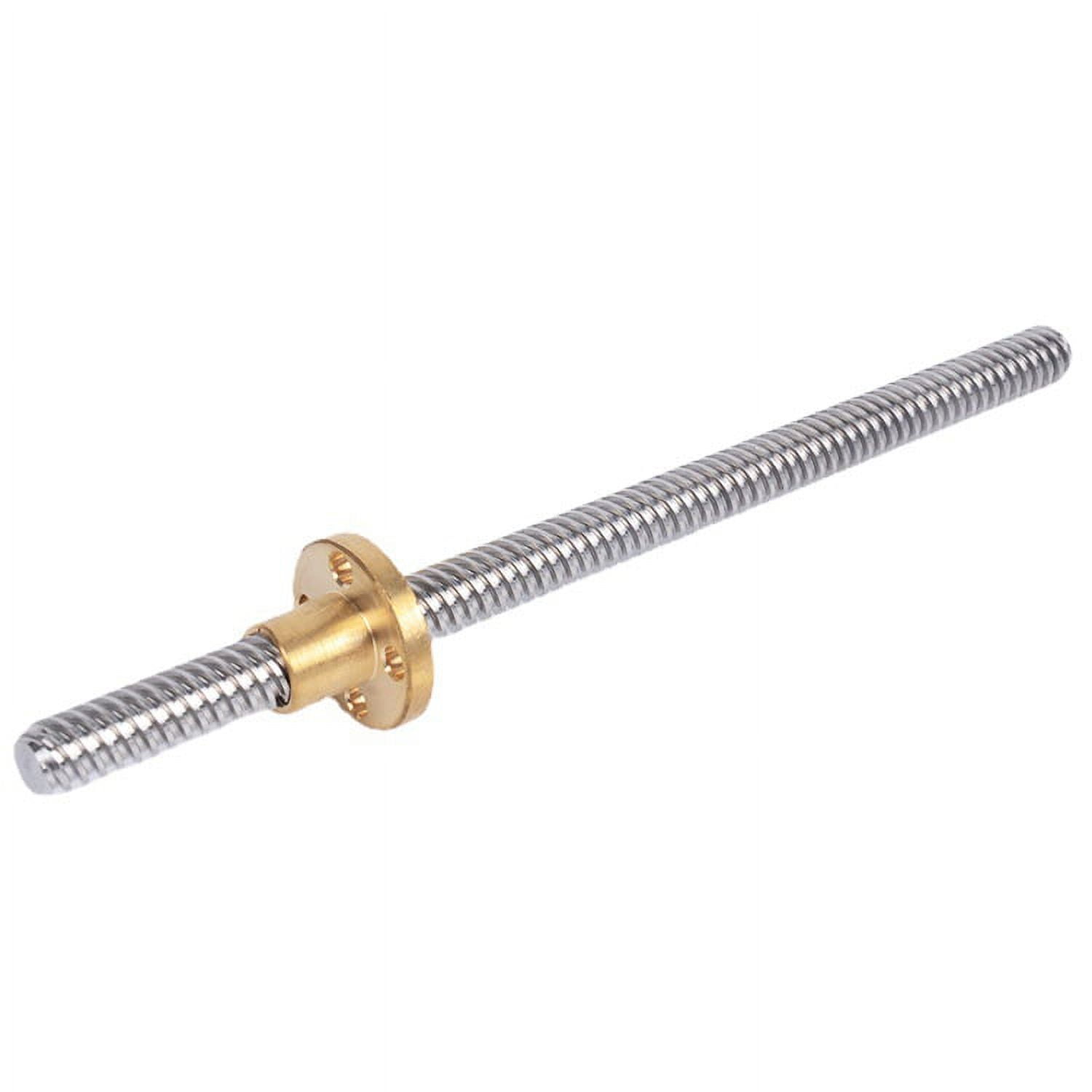 1 PCS T8 Lead Screw THSL-500-8D Trapezoidal Lead Screw anti backlash spring loaded nut Thread ...