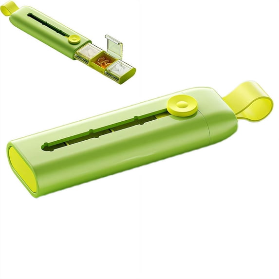 1 PCS Travel Pill Organizer, Portable Drawer-Shaped Medicine Case for ...