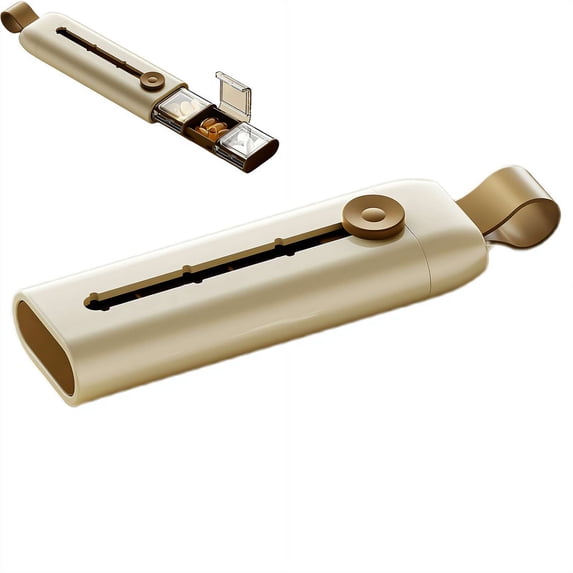 1 PCS Travel Pill Organizer, Portable Drawer-Shaped Medicine Case for ...