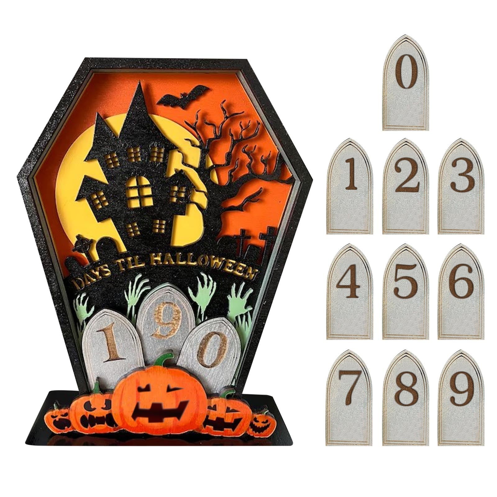 1 PCS Whole Year Countdown Calendar 365 Days Interchangeable Numbers ...