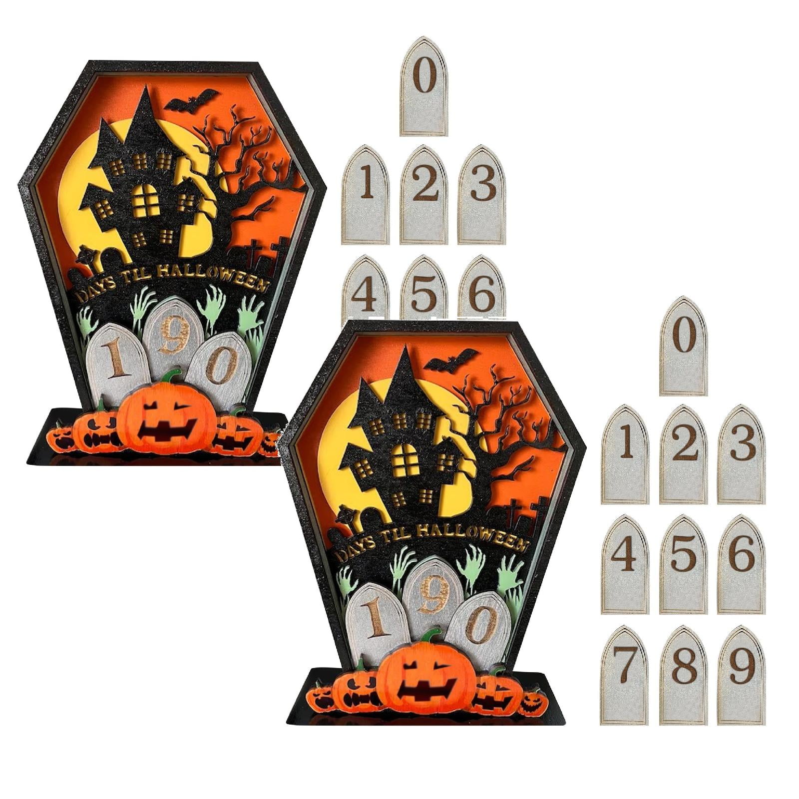 1 PCS Whole Year Countdown Calendar 365 Days Interchangeable Numbers ...