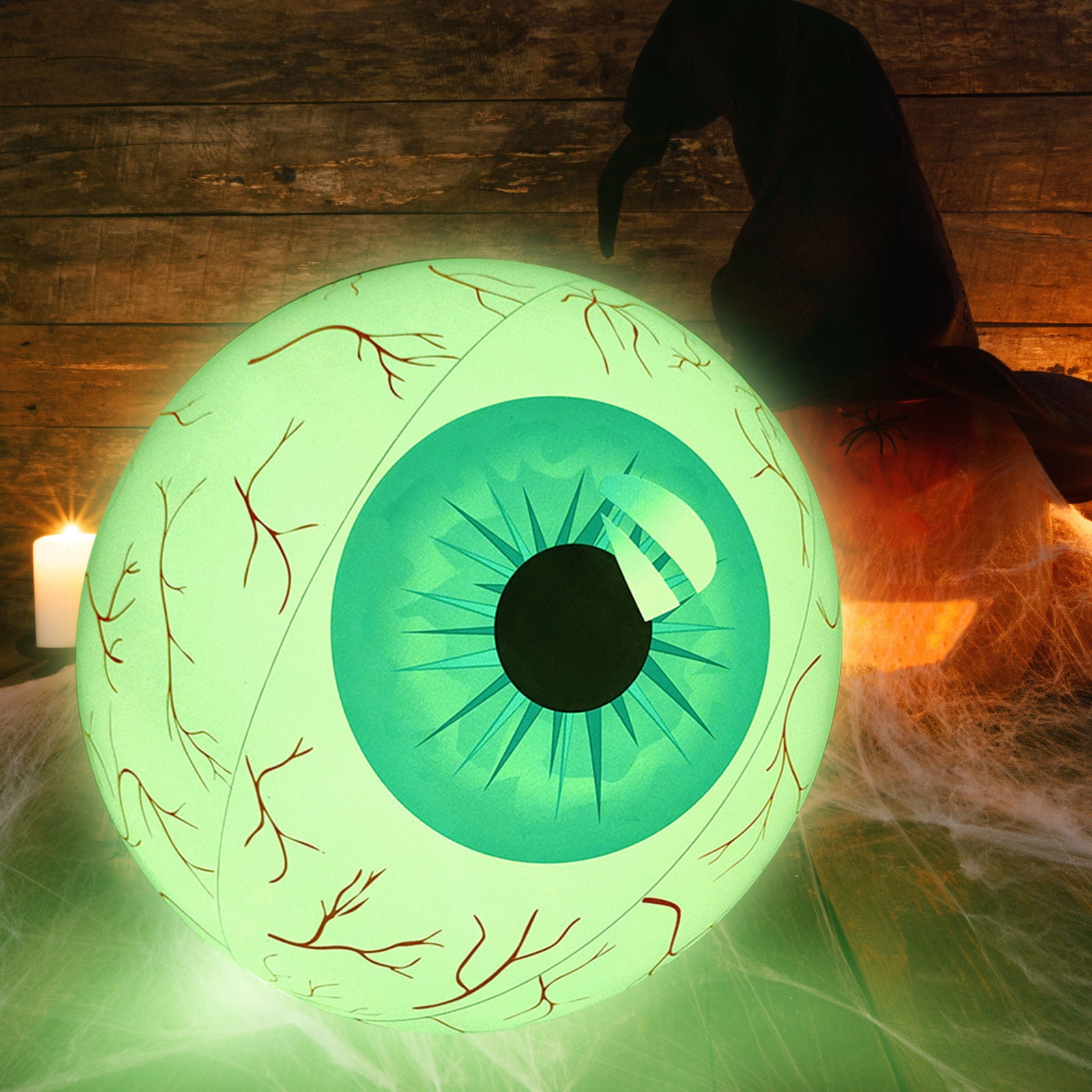 Under $1! PEONAVET Halloween Inflatable Eyeball Decorations, 15.7 In ...