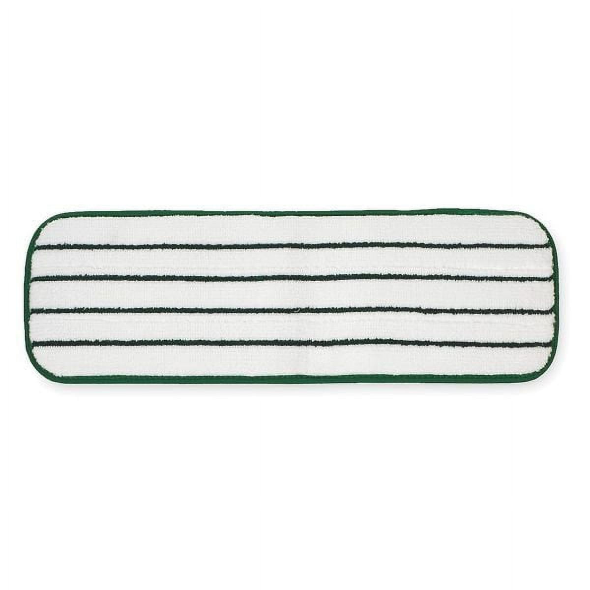 1 PK 3M 18 in L Flat Mop Pad, Hook-and-Loop Connection, Cut-End, Green ...