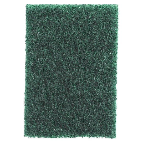1 PK 3M Scouring Pad, 9 in x 6 in W x 1/4 in H, Fiber/Resin ...