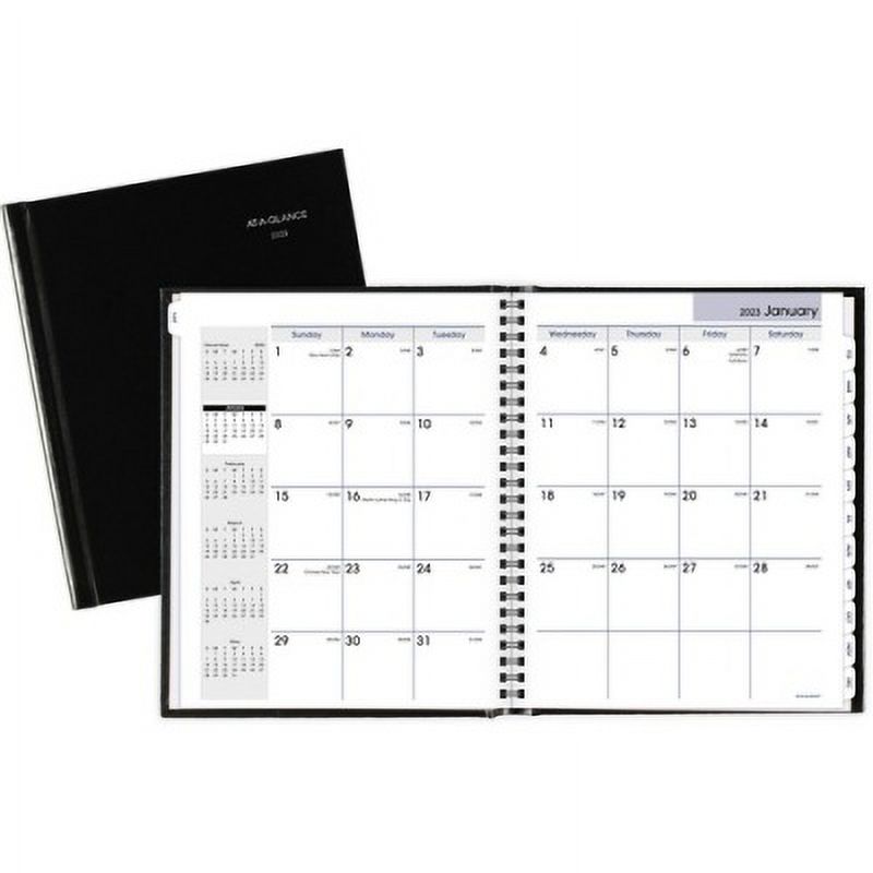 1 PK,AT-A-GLANCE DayMinder Hardcover Monthly Planner (G400H00 ...