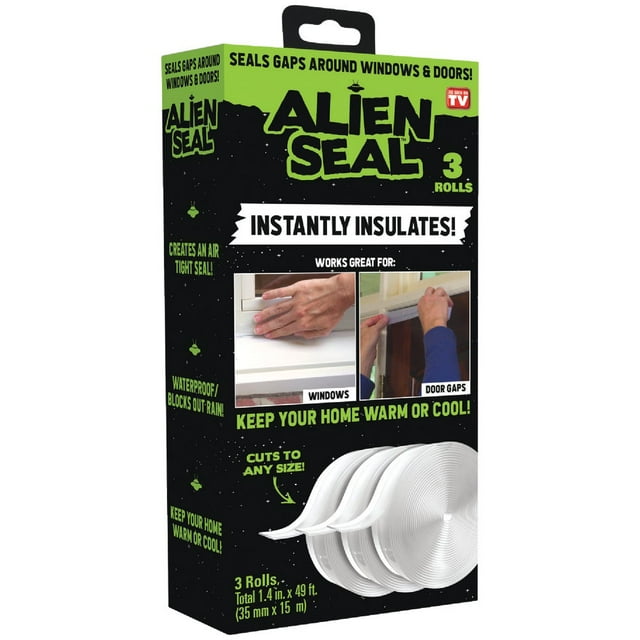 1 PK, Alien Seal 1.4 In. x 49 Ft. Insulation Tape (3-Count) - Walmart.com