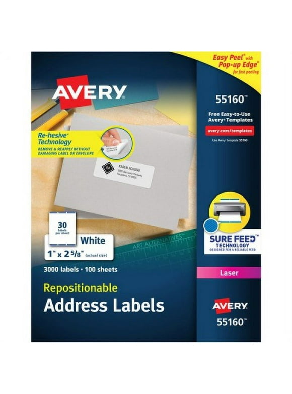 Avery 5160 in Avery Labels - Walmart.com
