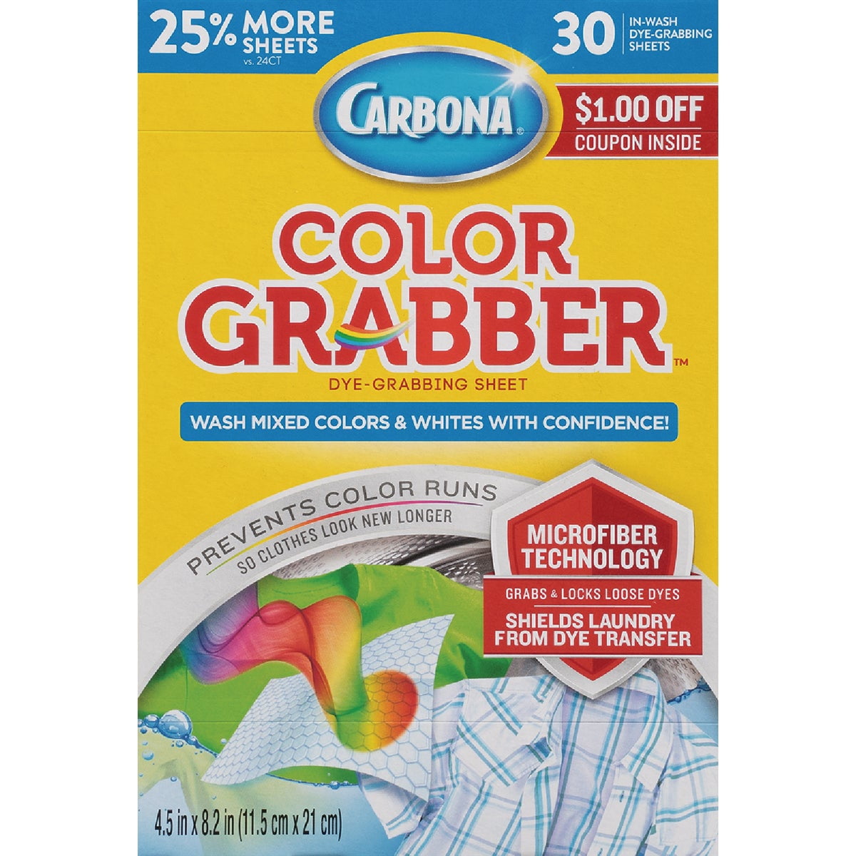 1 Pc Carbona Color Grabber Microfiber Disposable Dye-Grabbing Sheets ...