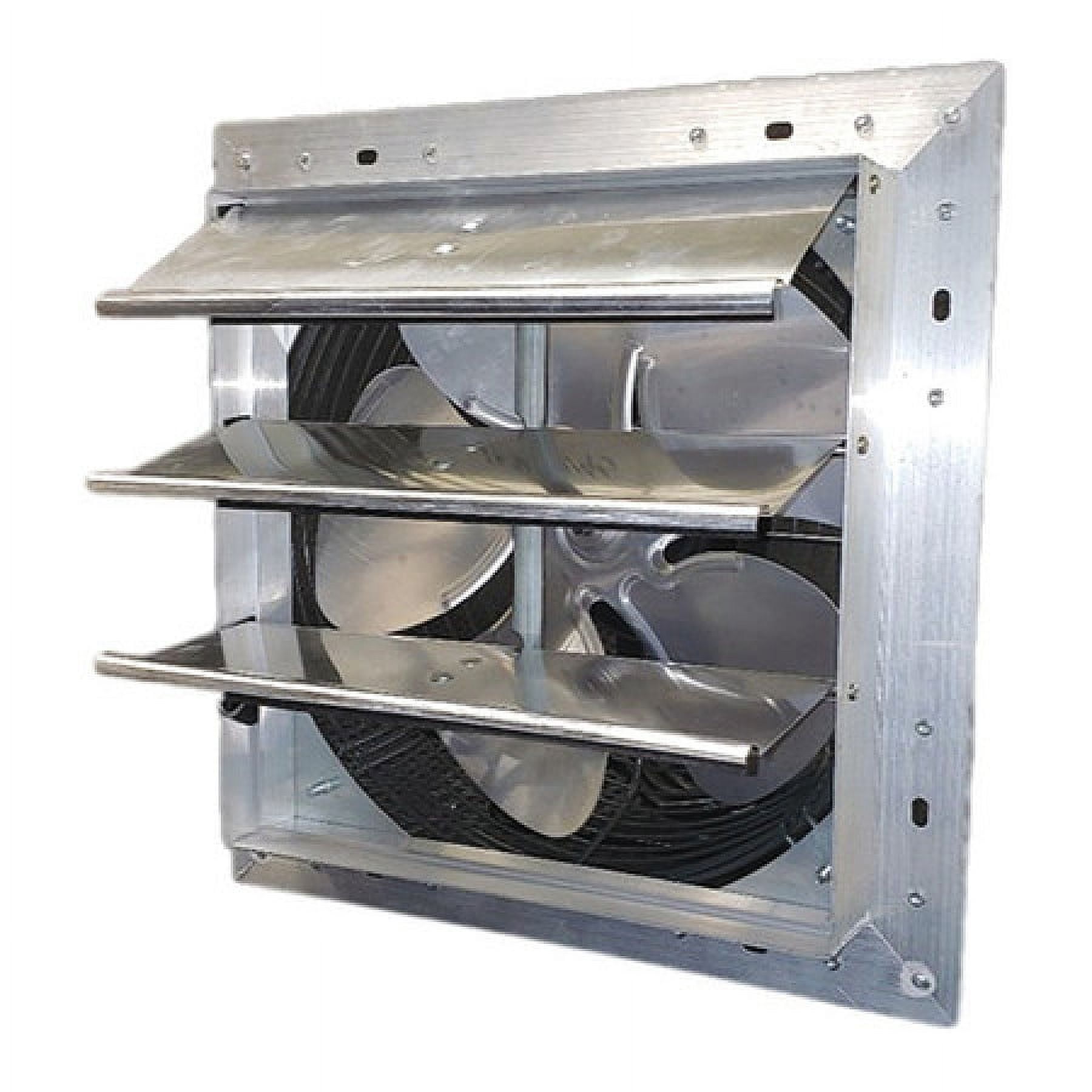 1 PK Dayton Shutter Mount Exhaust Fan, 10 in, Variable Speed, 600 CFM ...