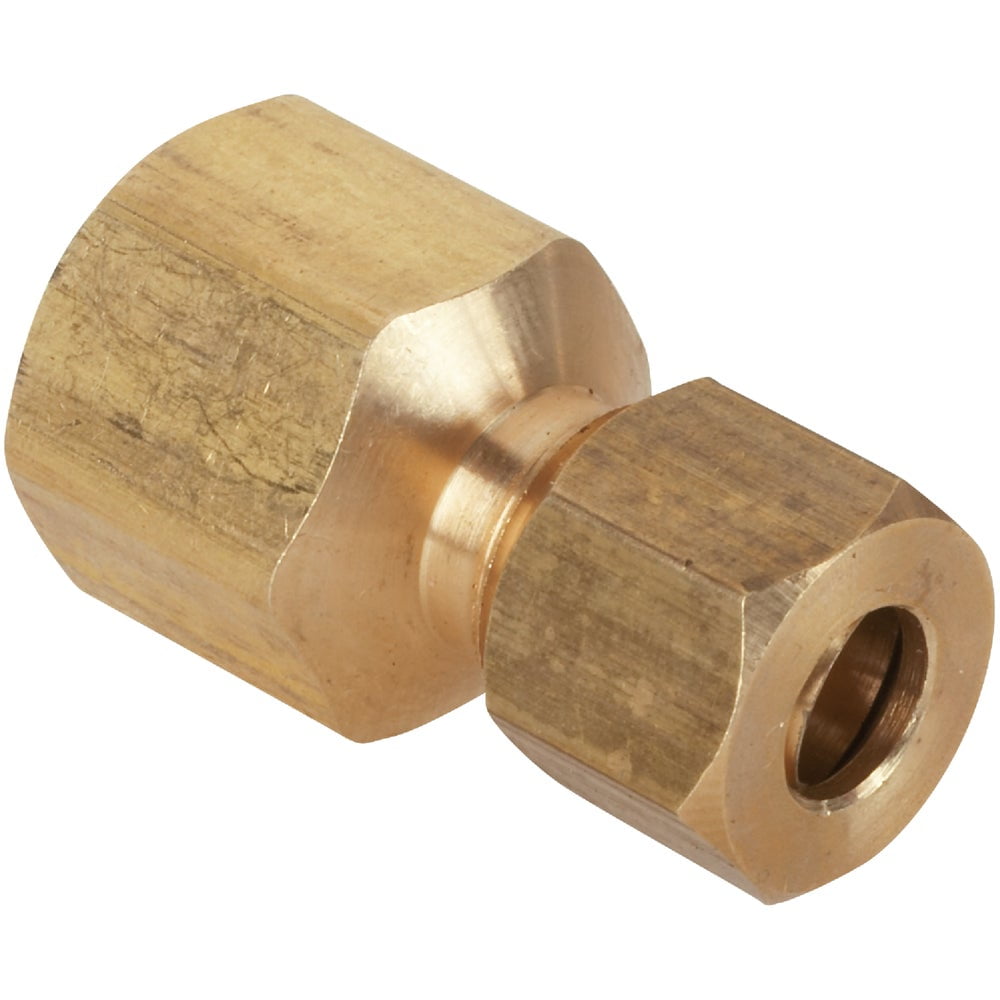 1 Pc Do It 1/4 In. X 1/4 In. Brass Union Compression Adapter - Walmart.com