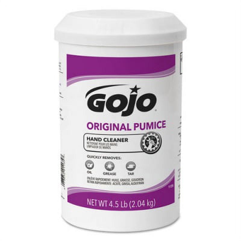 1 PK,GOJO Original Pumice Hand Cleaner, Lemon, 4.5 lb Cartridge, 6 ...