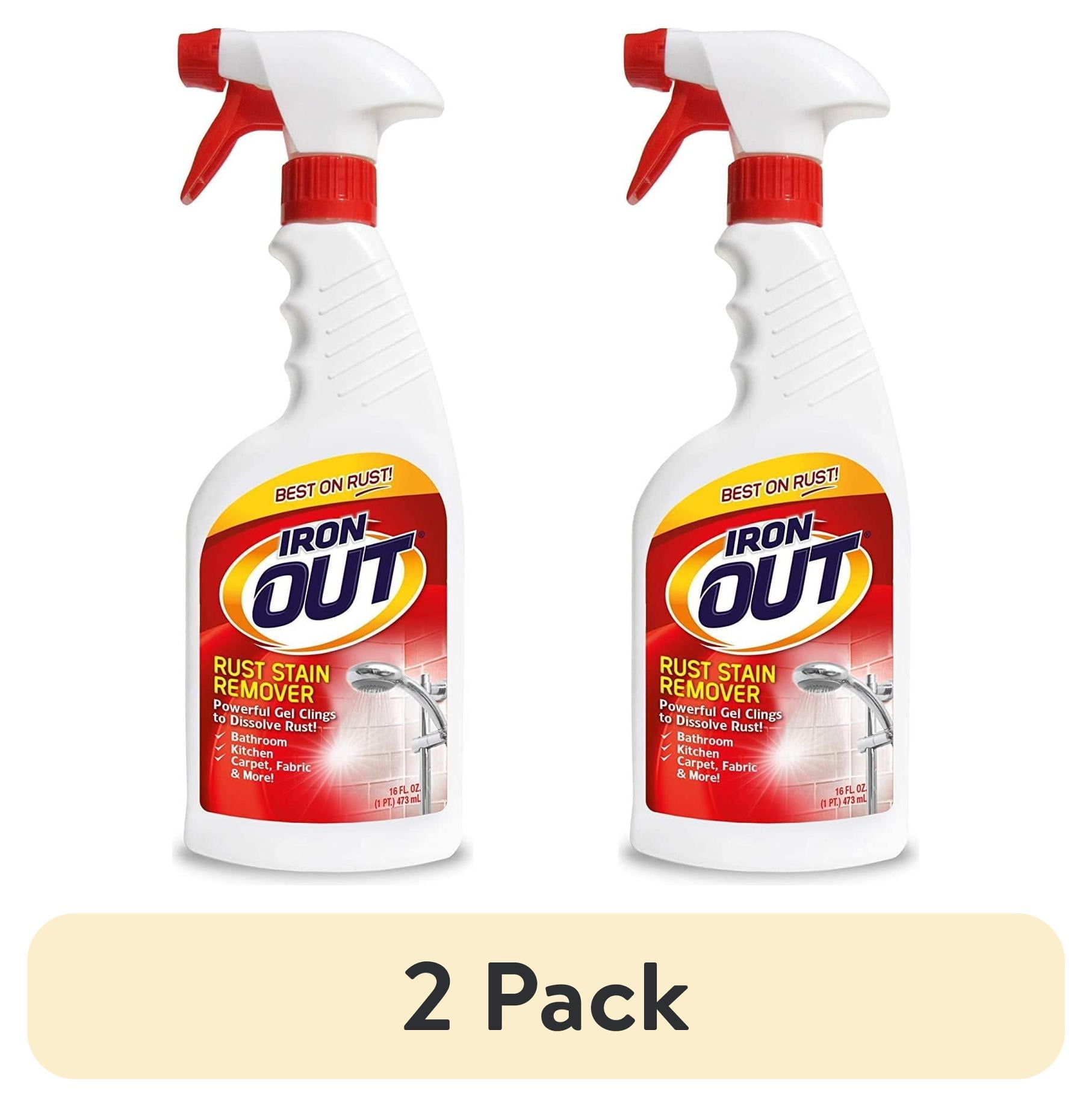 (2 pack) 1 PK, Iron Out 16 Oz. All-Purpose Rust and Stain Remover ...