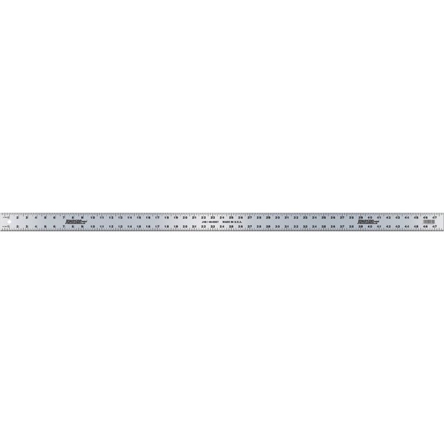 1 Pc Johnson Level 48 In. Heavy-Duty Aluminum Straight Edge Ruler ...