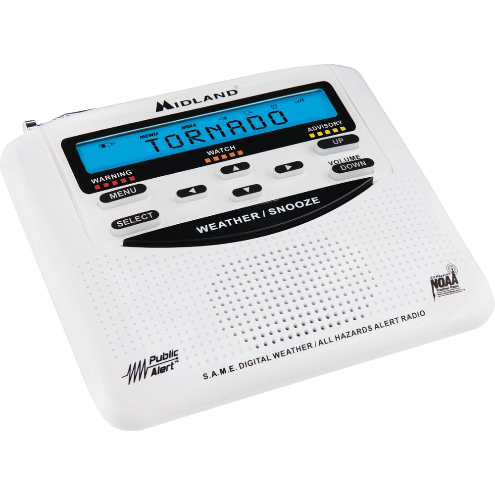 Midland WR-120B-Midland, Weather Alert Radio with S.A.M.E Technology ...