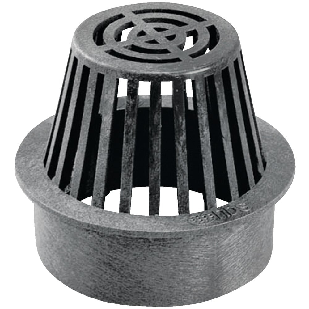 1 Pc Nds 3 In. Black Structural Foam Polyethylene Atrium Drain Grate ...