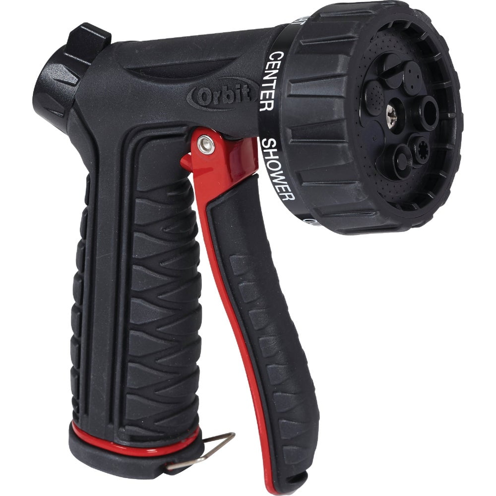 1 PK, Orbit 56512-Orbit Pro Flo Metal 7-Pattern Front Trigger Nozzle ...