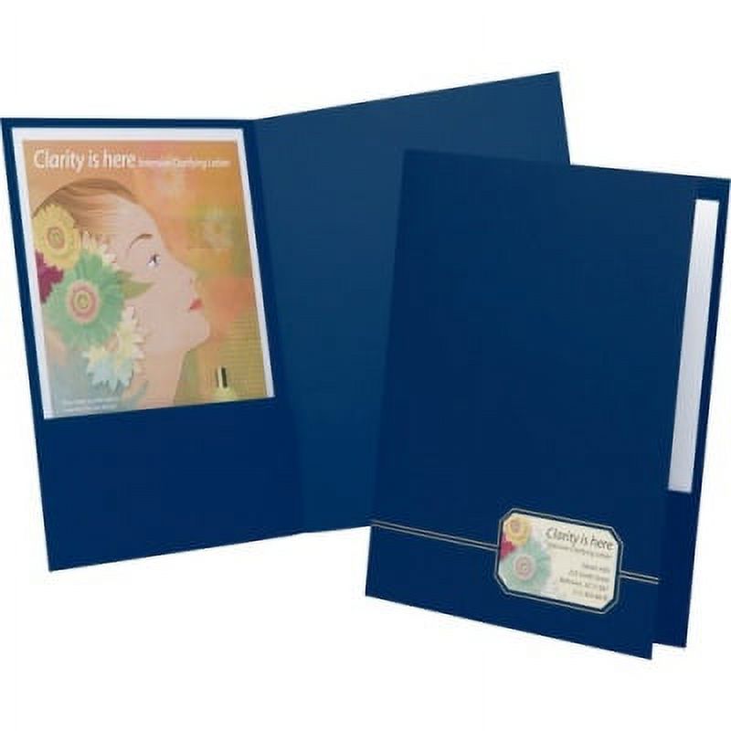 1 PK,Oxford Executive Letter Recycled Pocket Folder (04162) - Walmart.com