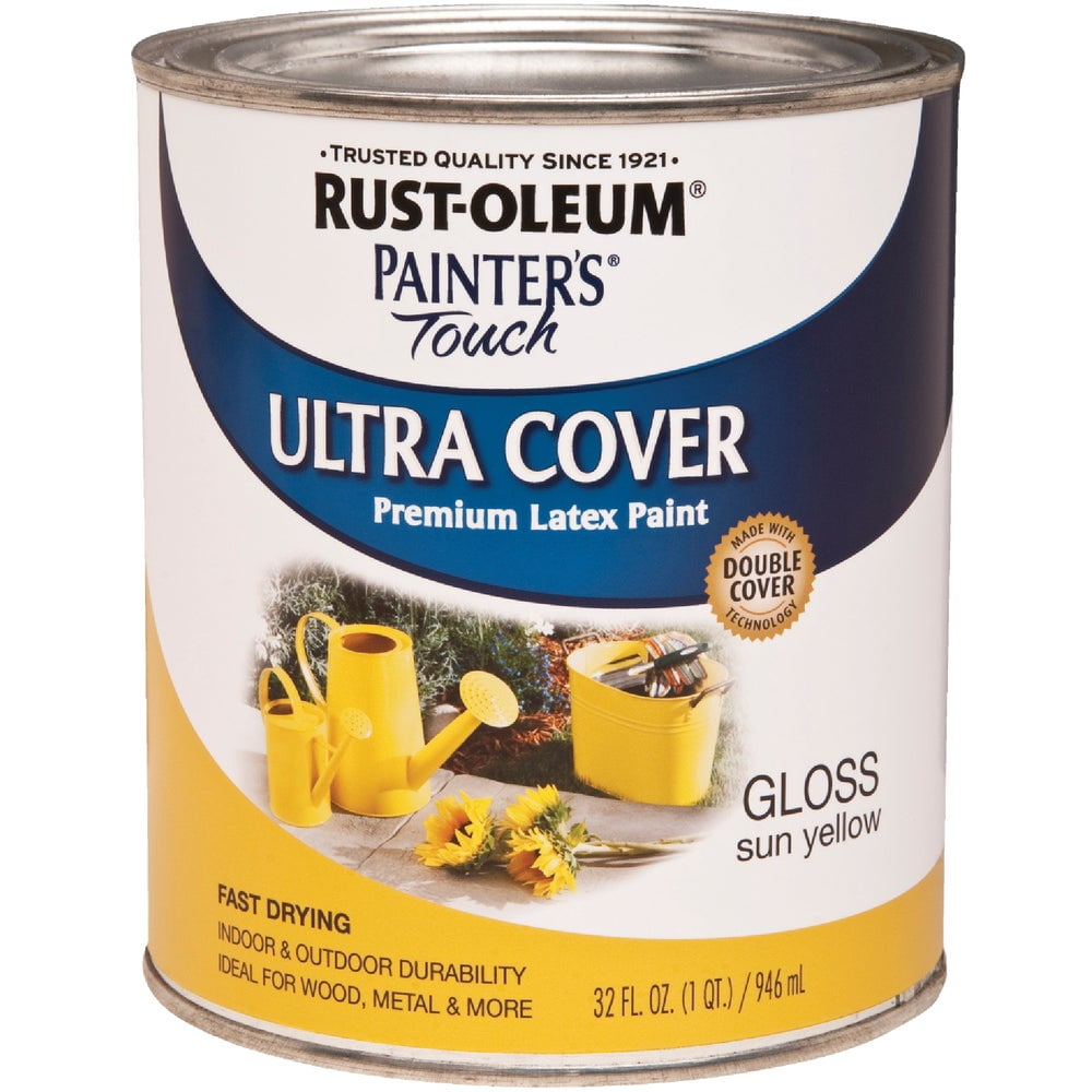 1 PK, Rust-Oleum Painter's Touch 2X Ultra Cover Premium Latex Paint ...