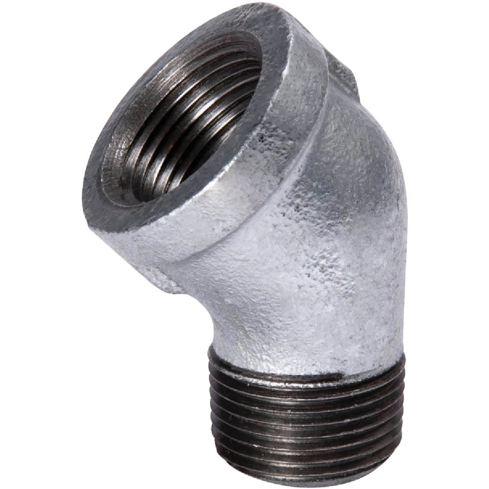 1 PK, Southland 510-505BG-Southland 1 In. 45 Deg. Street Galvanized ...
