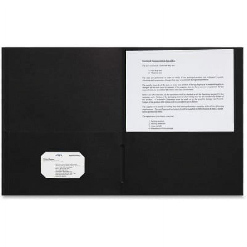 1 PK,Sparco Letter Pocket Folder (78546) - Walmart.com