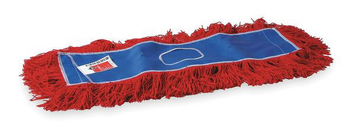 1 PK ToughGuy Dust Mop, Blue/Red, Nylon/Polyester - Walmart.com