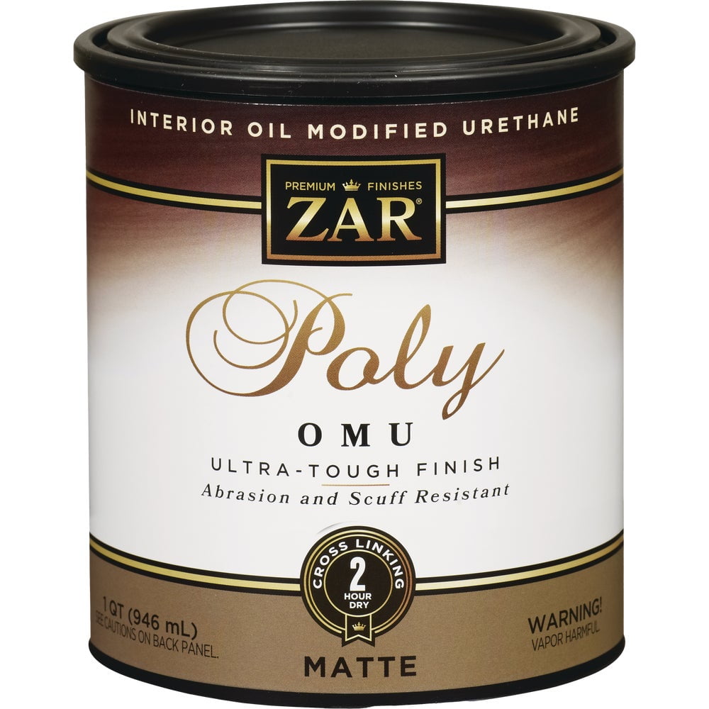 1 Pc Zar Matte Ultra Max Interior Polyurethane, 1 Qt. - Walmart.com