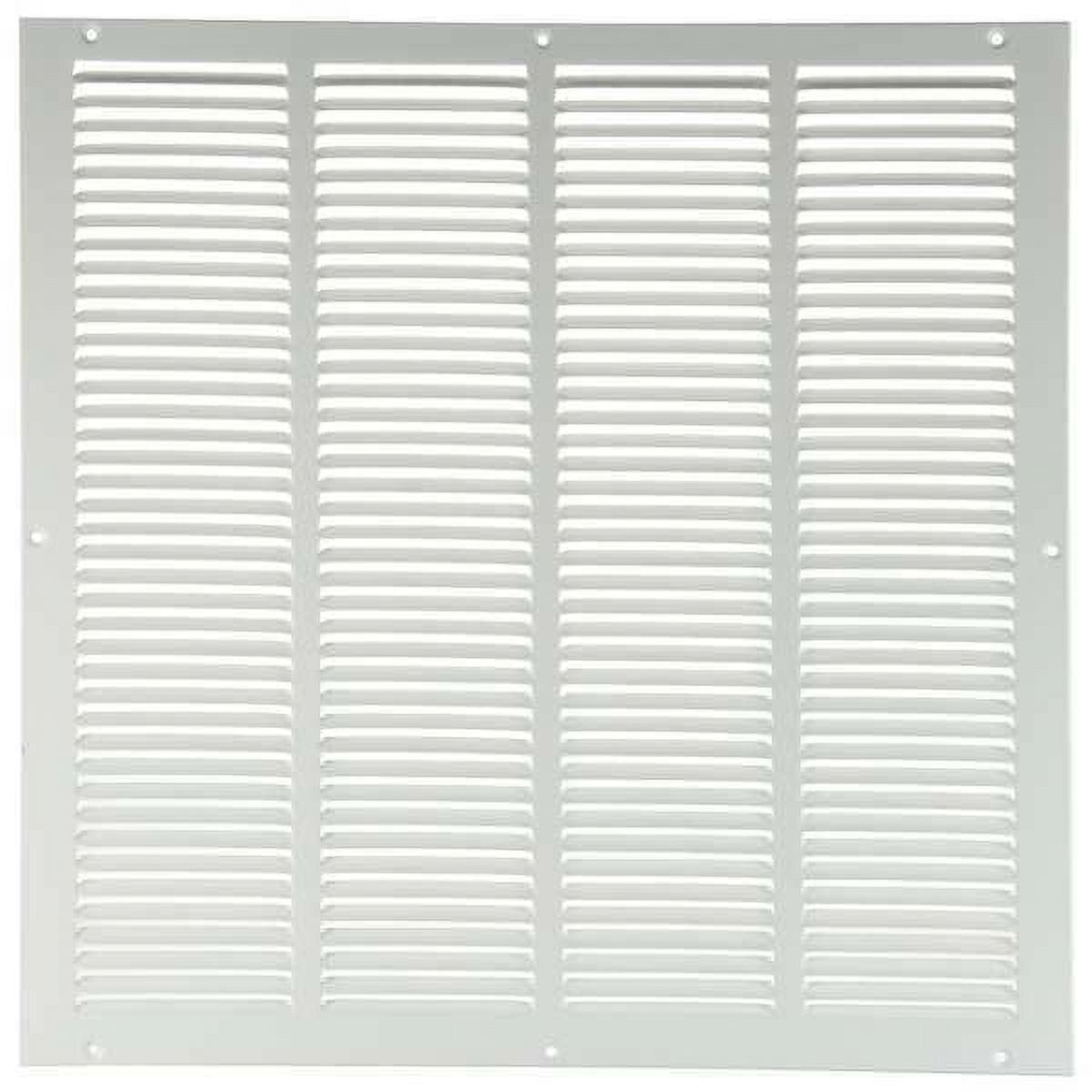 1 PK ZoroSelect Return Air Grille, 21.75 X 21.75, White, Steel ...