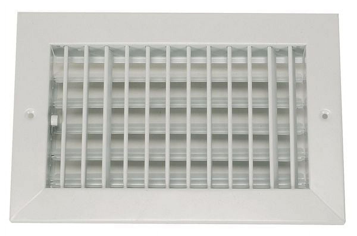 1 PK ZoroSelect Sidewall/Ceiling Register, 9.88 X 9.88, White, Steel ...