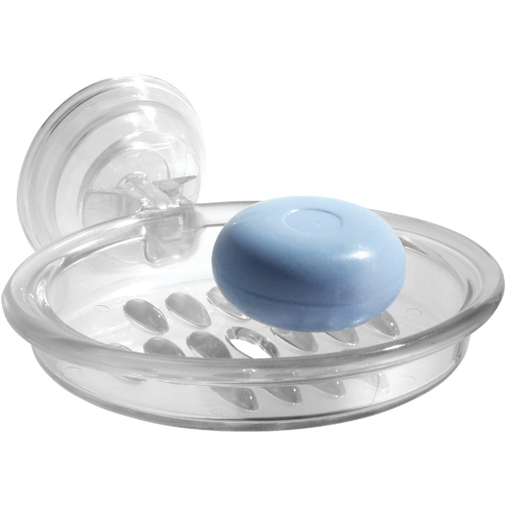 1 Pc Idesign Power Lock Clear Soap Dish - Walmart.com