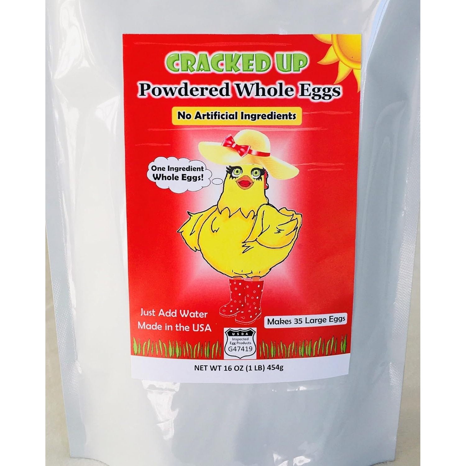 1 POUND (16 OZ) Whole Powdered Eggs, USDA Licensed Facility, Freshest ...