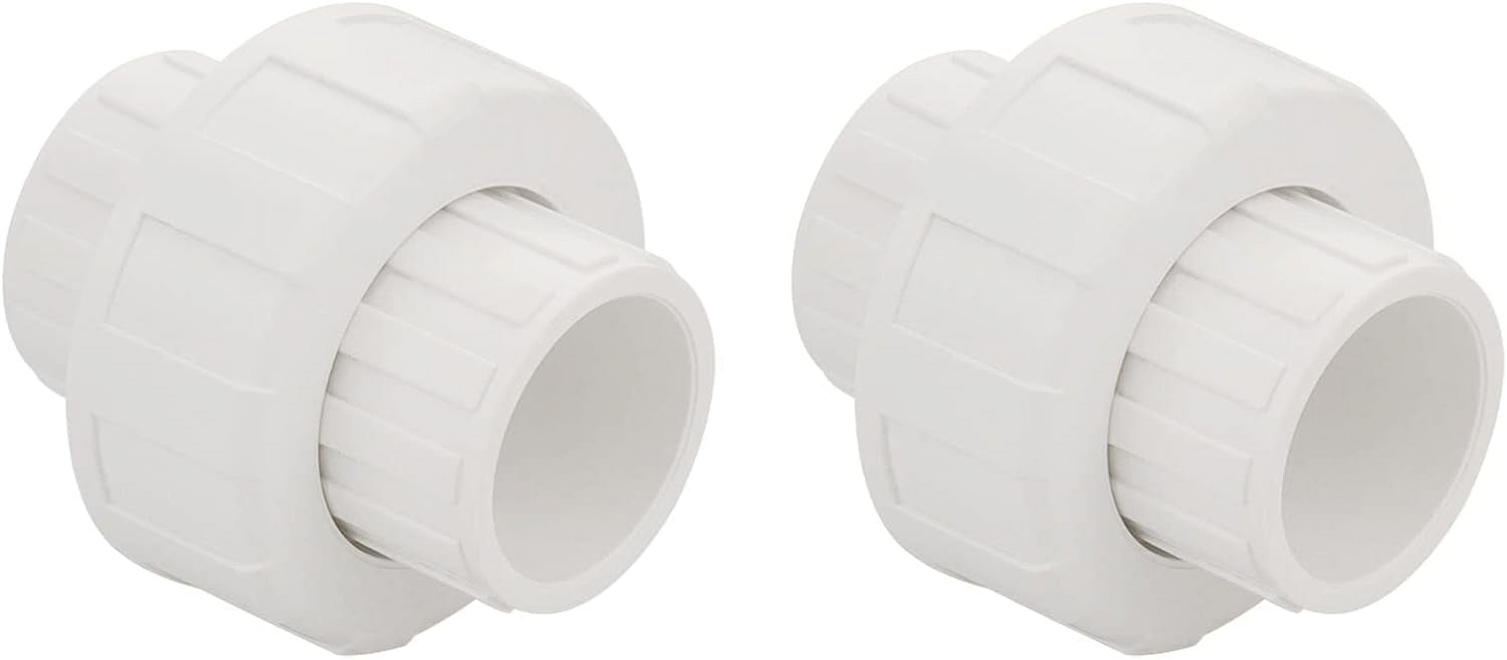 1" PVC Union Coupling Pipe Fitting (Socket x Socket) PVC Adapter ...