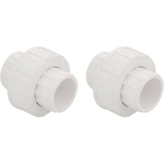 1" PVC Union Coupling Pipe Fitting (Socket x Socket) PVC Adapter ...