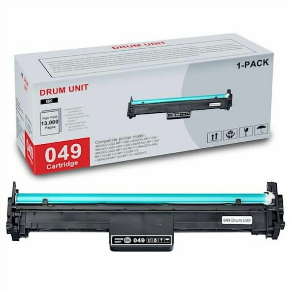 1-Pack 049 Black Drum Unit High Yield Compatible CRG049 Drum 049 ...