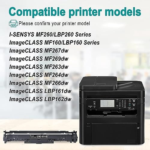 1-Pack 051 Drum Unit (No Toner Cartridge) : Cartridge PIONOS 051 Black ...