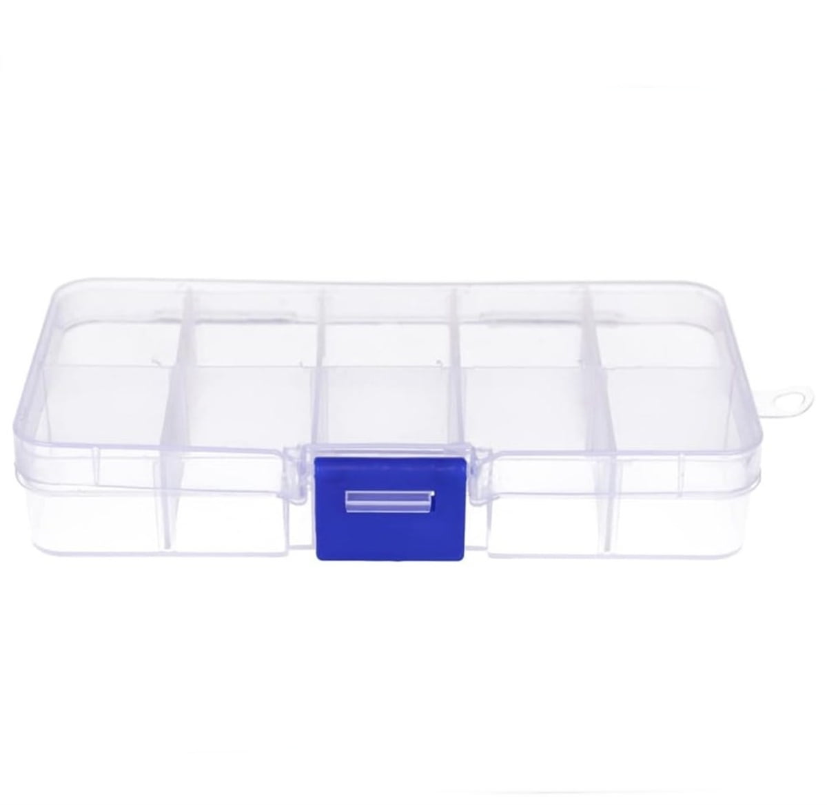 1 Pack 10 Grids Organizer Box,Clear Fixed Compartment Storage Box ...