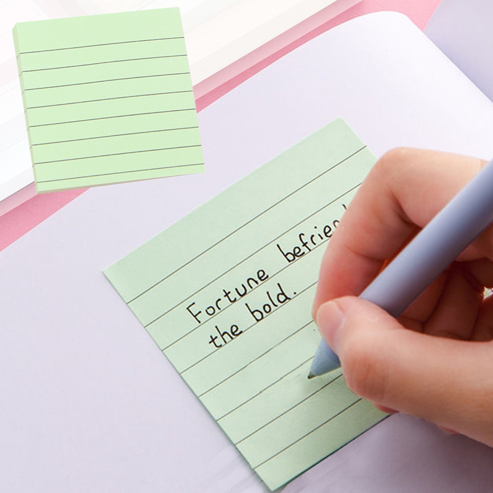 1 Pack/100 Sheets Inspirational Sticky Notes, 3" x 3" Sticky Notes with ...