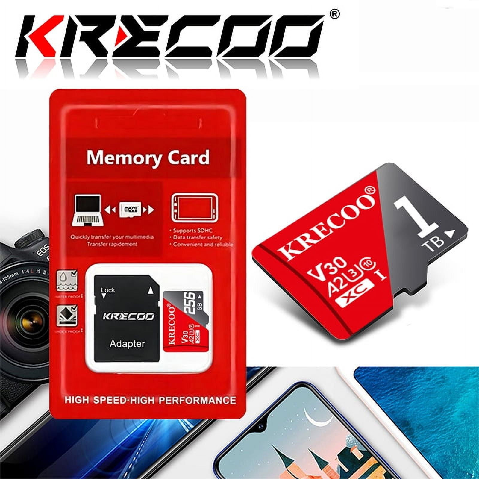 1 Pack 1024GB Micro SD Cards TF Card SDXC UHS-I Memory Cards High Speed ...