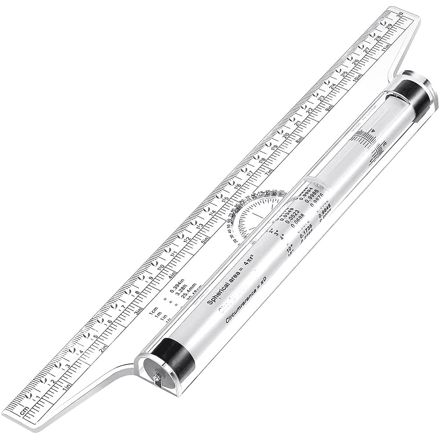 Parallel Rolling Ruler 12 inch Clear Metric Drawing Tool with ...