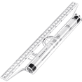 Parallel Rolling Ruler 12 inch Clear Metric Drawing Tool with ...