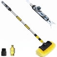 1-Pack 12 ft Telescoping Car Wash Brush with Soap Dispenser, 12-Inch ...