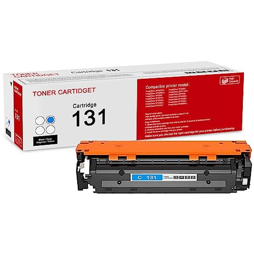 1 Pack 131 6271B001AA Cyan Toner Cartridge: Compatible CRG131 ...